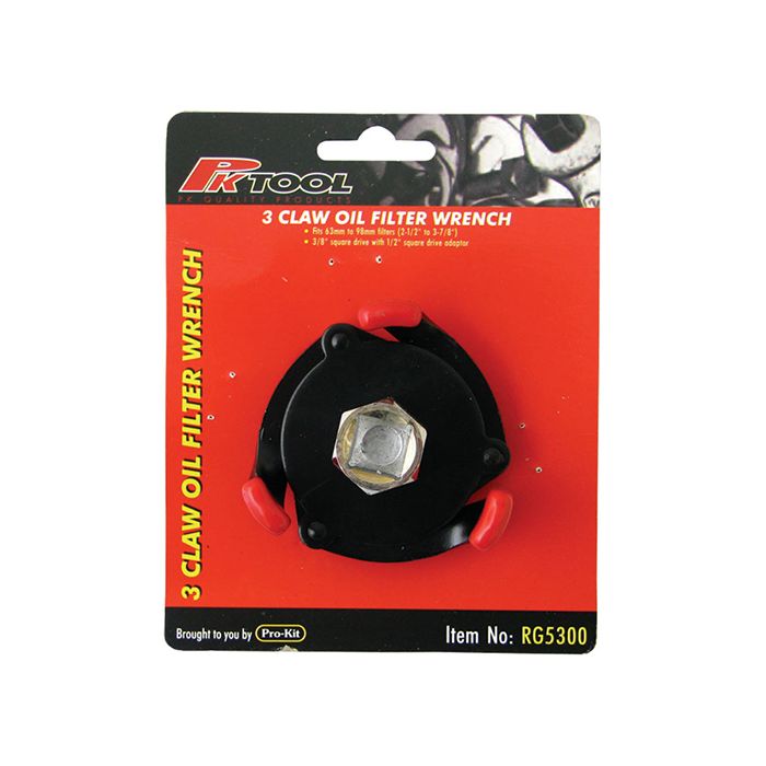 OIL FILTER WRENCH 3 CLAW 55 95MM